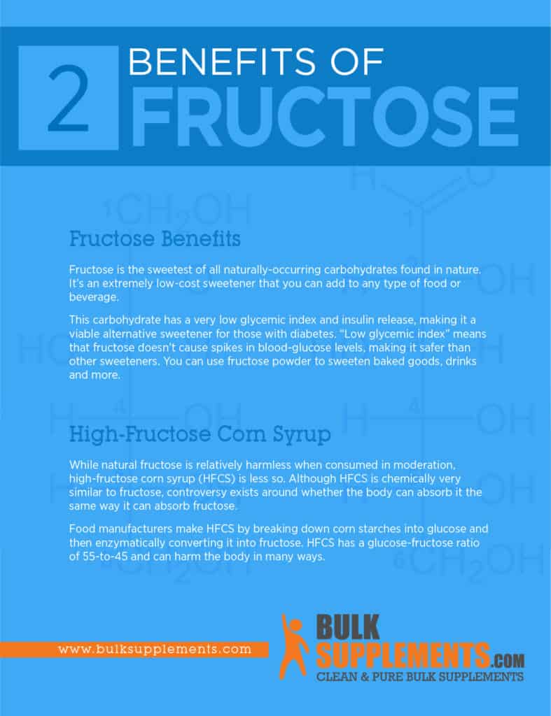 Fructose Benefits, Side Effects and Dosage