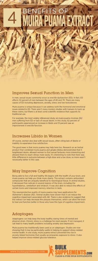 Muira Puama Extract: Benefits, Side Effects & Dosage