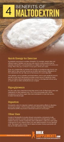 What Is Maltodextrin Powder? 4 Reasons to Try It