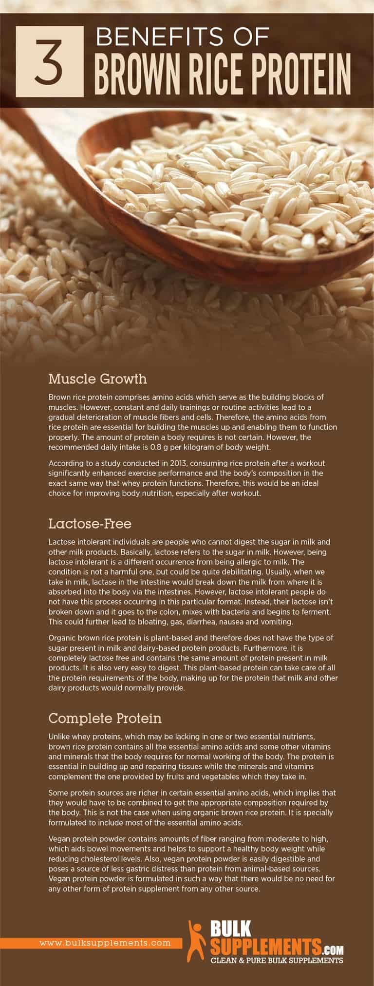 Brown Rice Protein: Benefits, Side Effects & Dosage