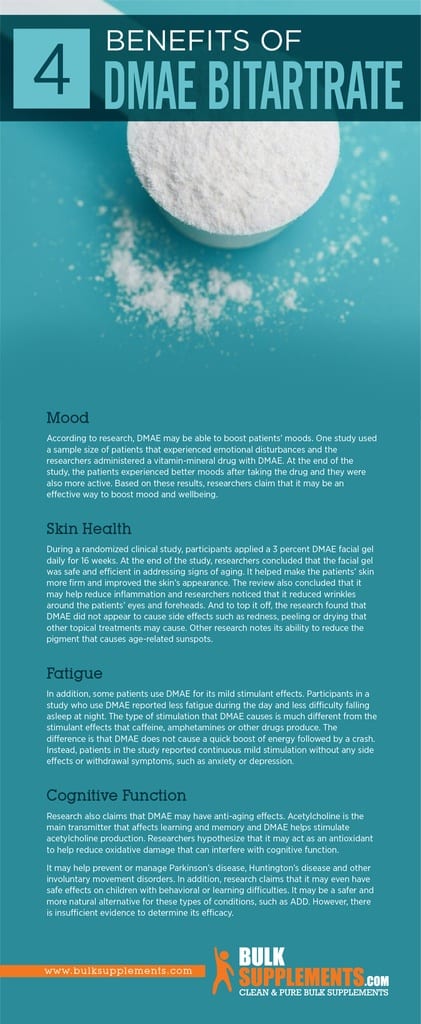 DMAE Bitartrate. Elevate your Cognitive Abilities with this Supplements