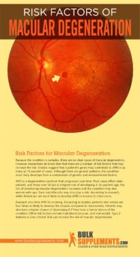 Macular Degeneration with Supplements. Preserve Your Sight.